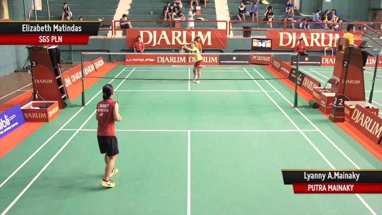 Lyanny Alessandra Mainaky (PUTRA MAINAKY) VS Elizabeth Matindas (SGS ...