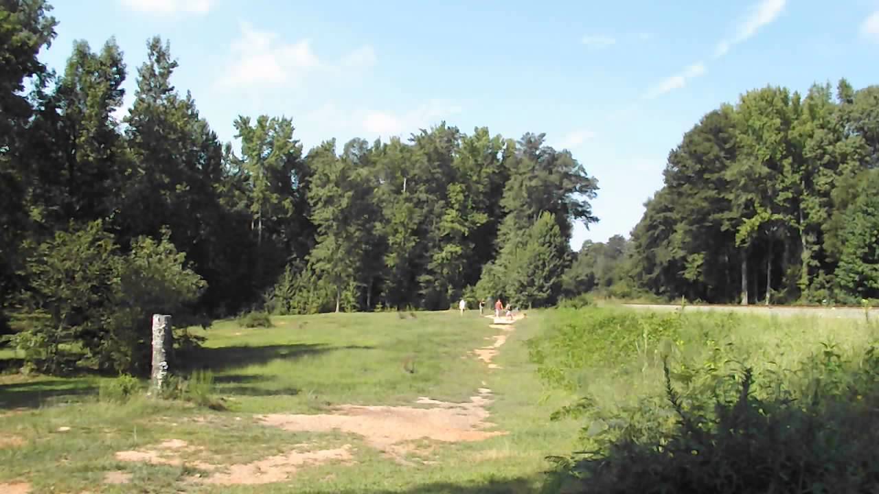 Disc Golf Course next to Railroad tracks - YouTube