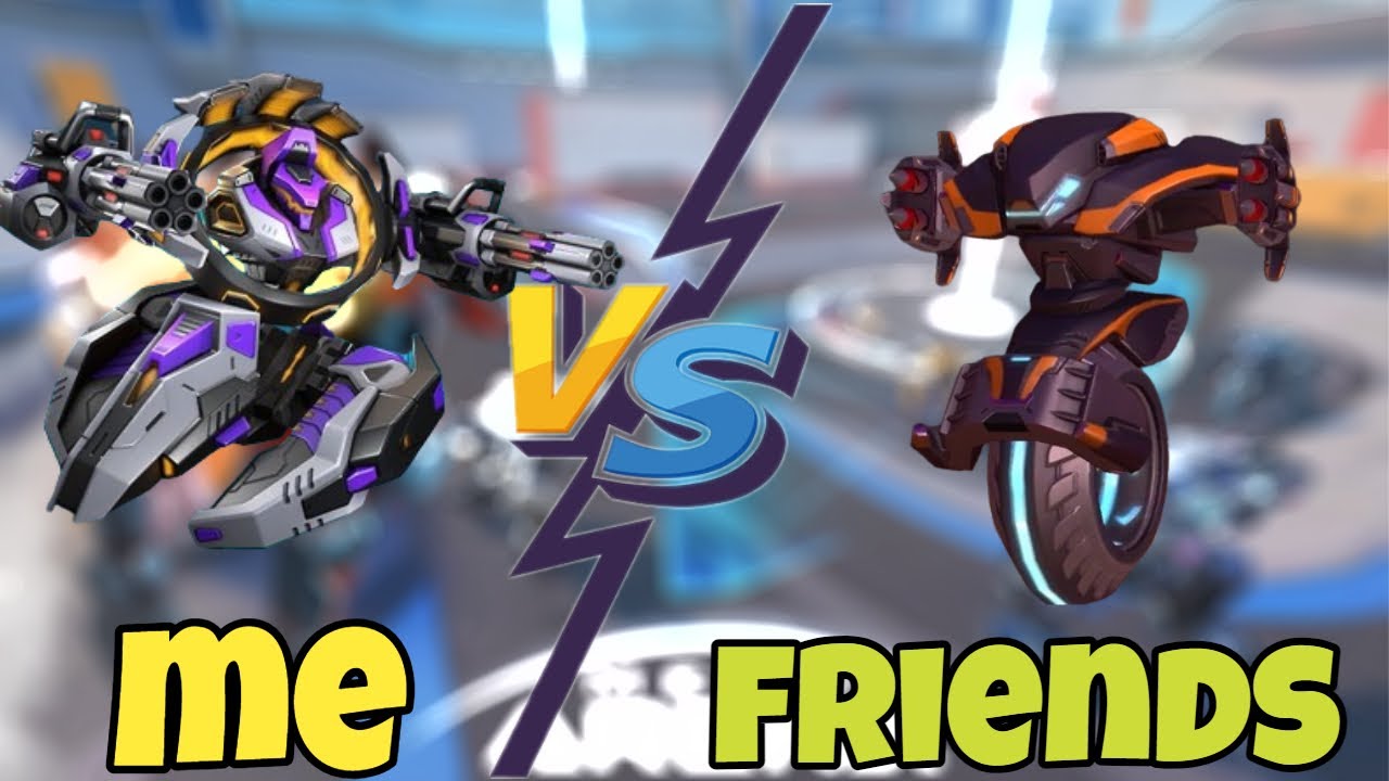 CUSTOM 2V2 WITH MY FRIENDS IN MECH ARENA - YouTube