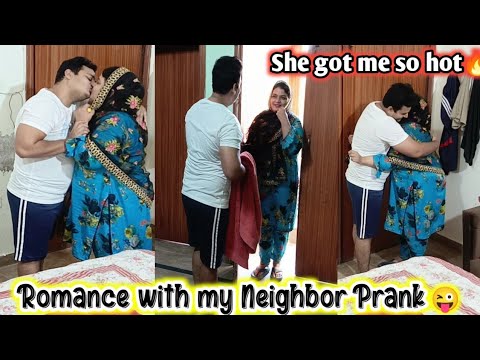 Rom@nce with my Neighbor PRANK 😜 She Got me So Hot 🔥