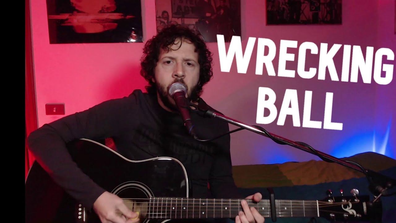 Miley Cyrus - Wrecking Ball - Acoustic Cover #mileycyrus #acousticcover ...