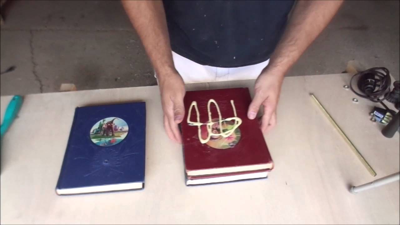 DIY Book Lamp - YouTube