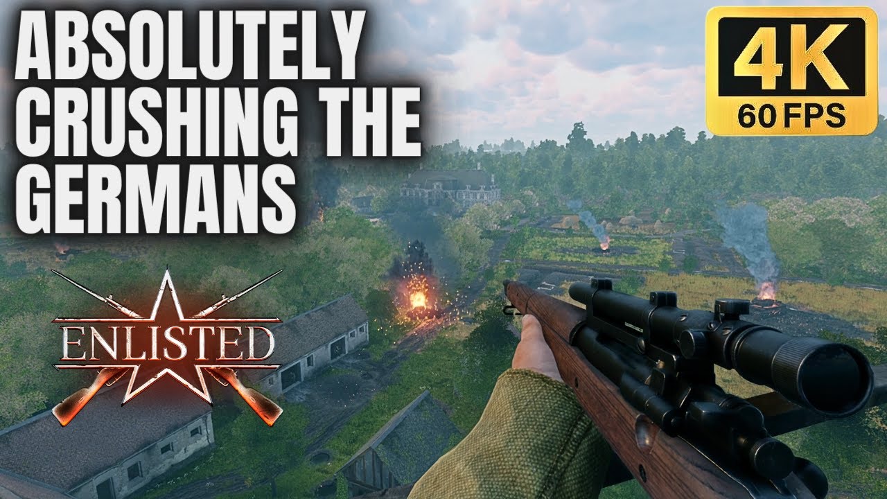 Enlisted: Full Invasion Battle - 60 fps 4K Gameplay. - YouTube