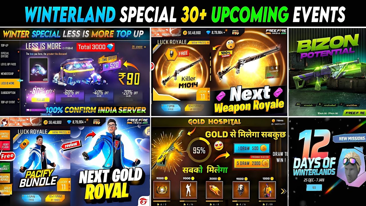 Less is more top up event date free fire - Garena Free Fire - YouTube