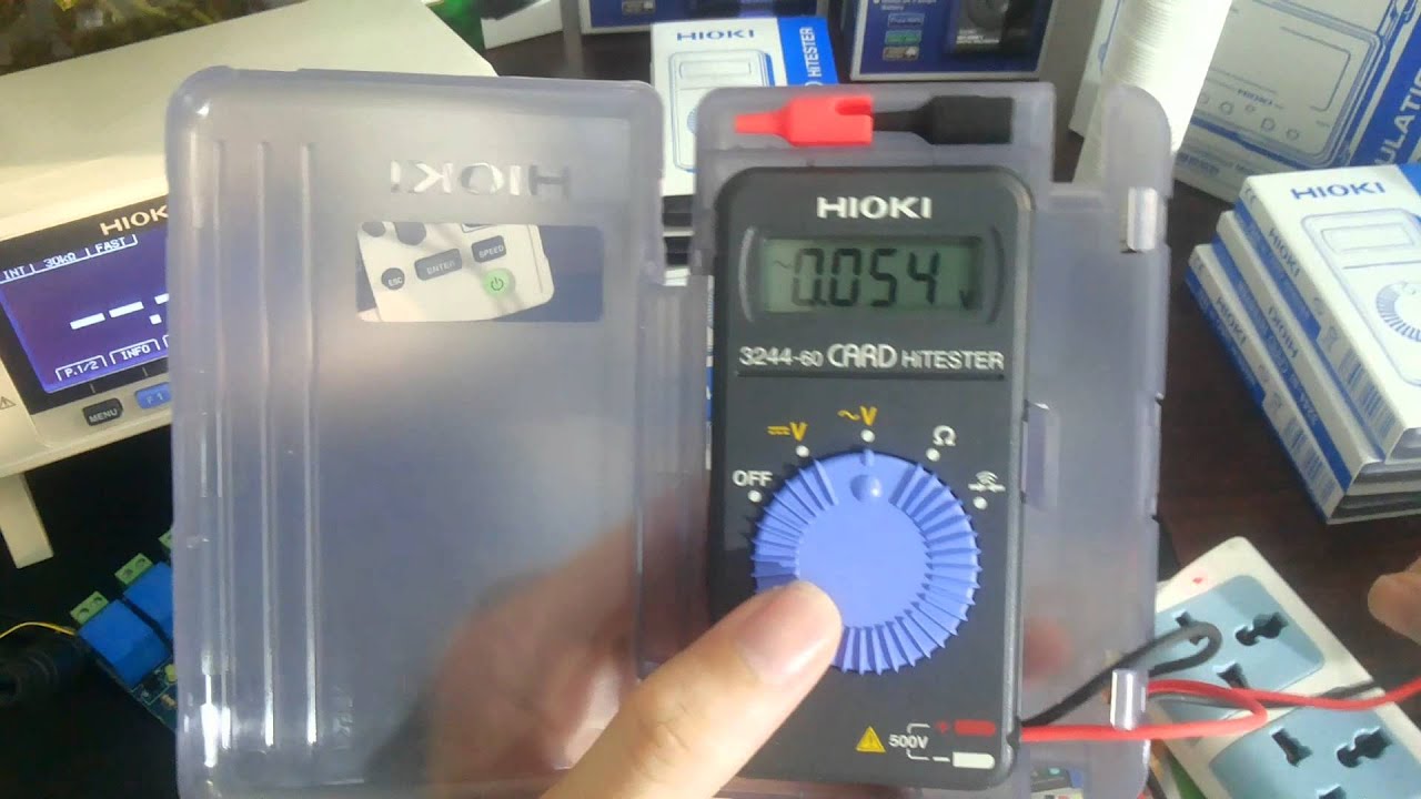 Hướng dẫn sử dụng Hioki 3244-60 | CARD HiTESTER 3244-60 - YouTube