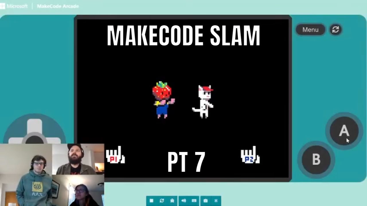 MakeCode Slam Pt. 7 - MakeCode Arcade Advanced - YouTube
