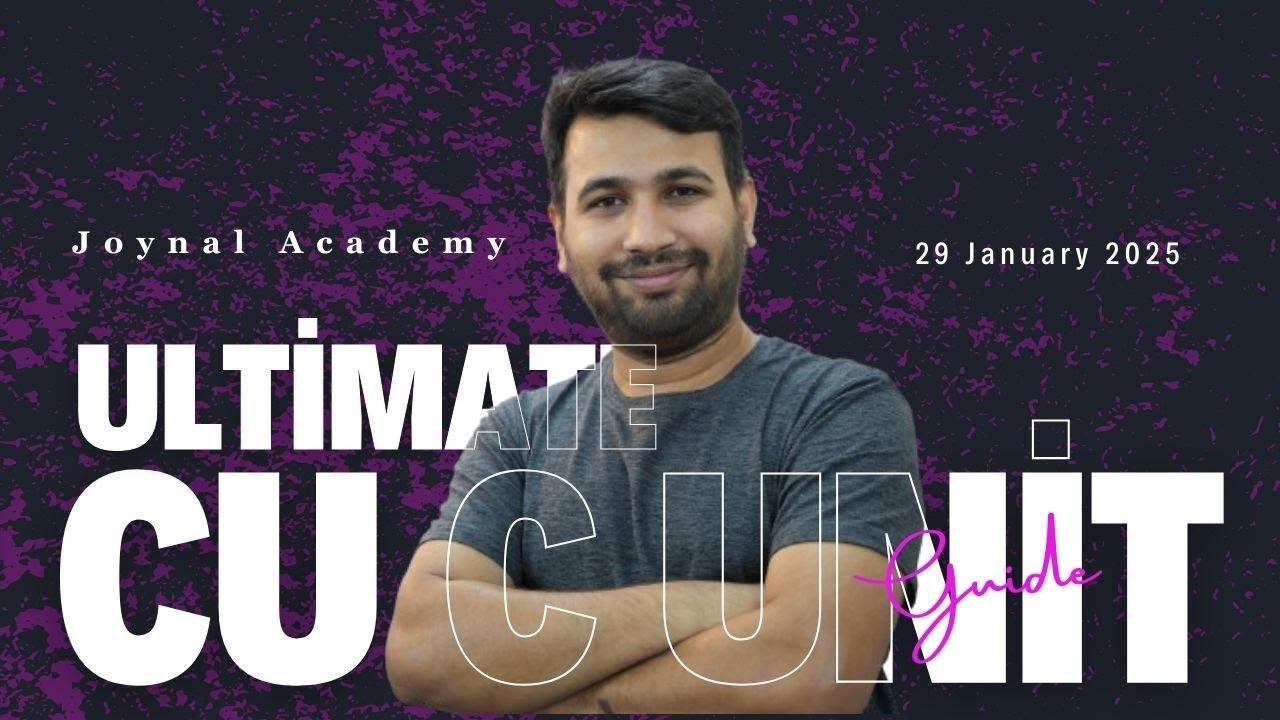 CU C Unit | JU IBA & E Unit | Math Class 4 - YouTube