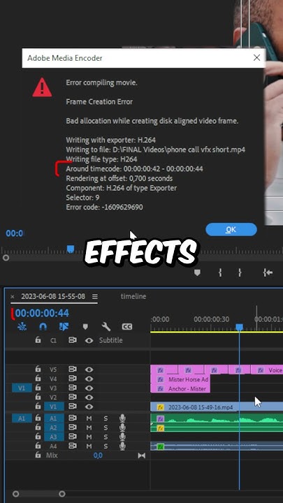 How To Fix Error Compiling Movie Exporting Error in Premiere Pro - YouTube