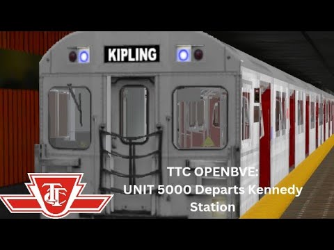 TTC | OpenBve | TTC T1 Unit #5000 Departs Kennedy Station. - YouTube
