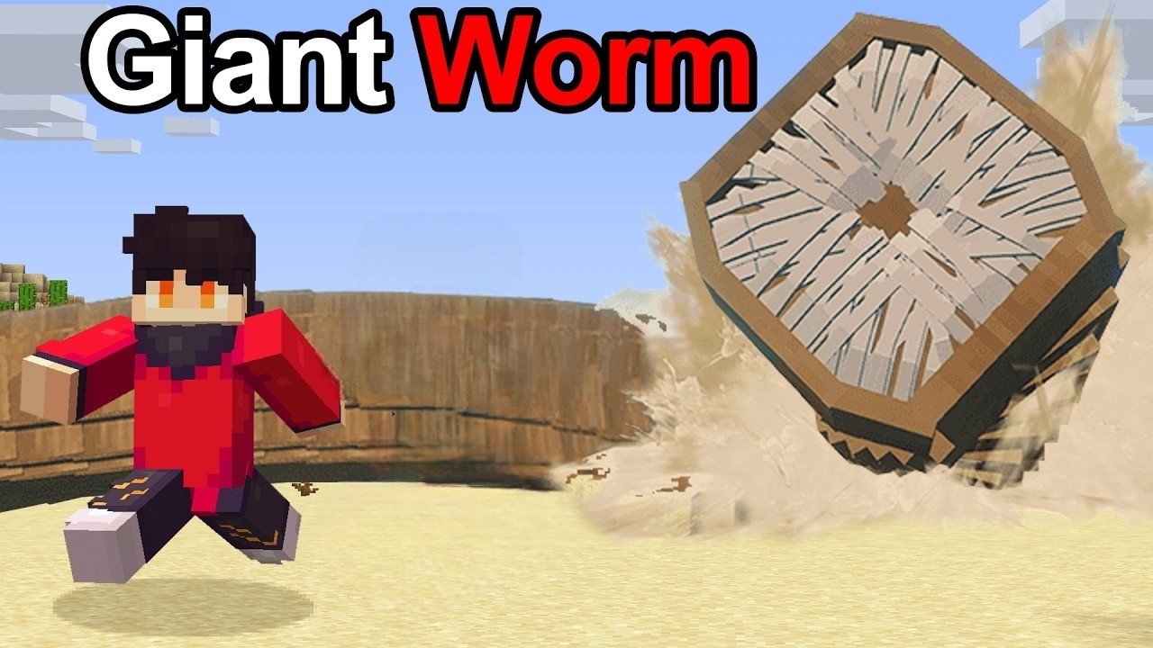 Can You SURVIVE the DEADLIEST WORM Attack in Minecraft? - YouTube