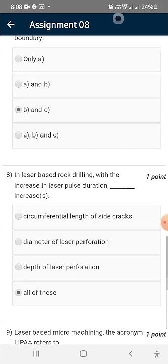 #nptel 8th week assignment #laserbasedmanufacturing #LBM | #like and subscribe - YouTube