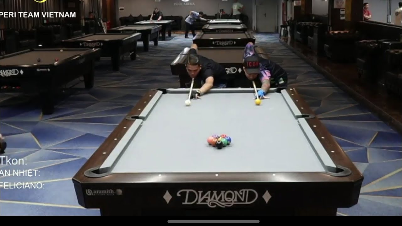 Billiards pool 9 ball Tkon - An Nhiệt - Michael Feliciano race to 21 ...