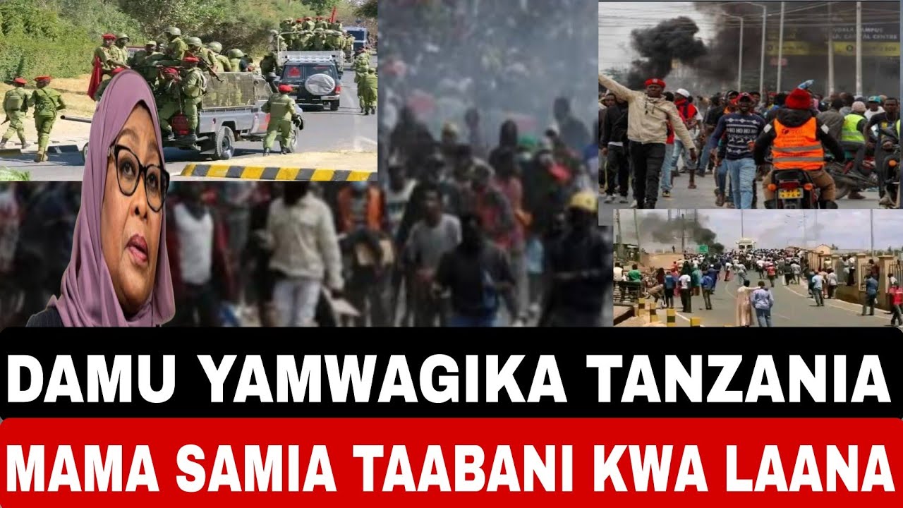 HIVI SASA! Maandamano MAPYA YAANZA tanzania Leo Mama Suluhu AKITANGAZA ...