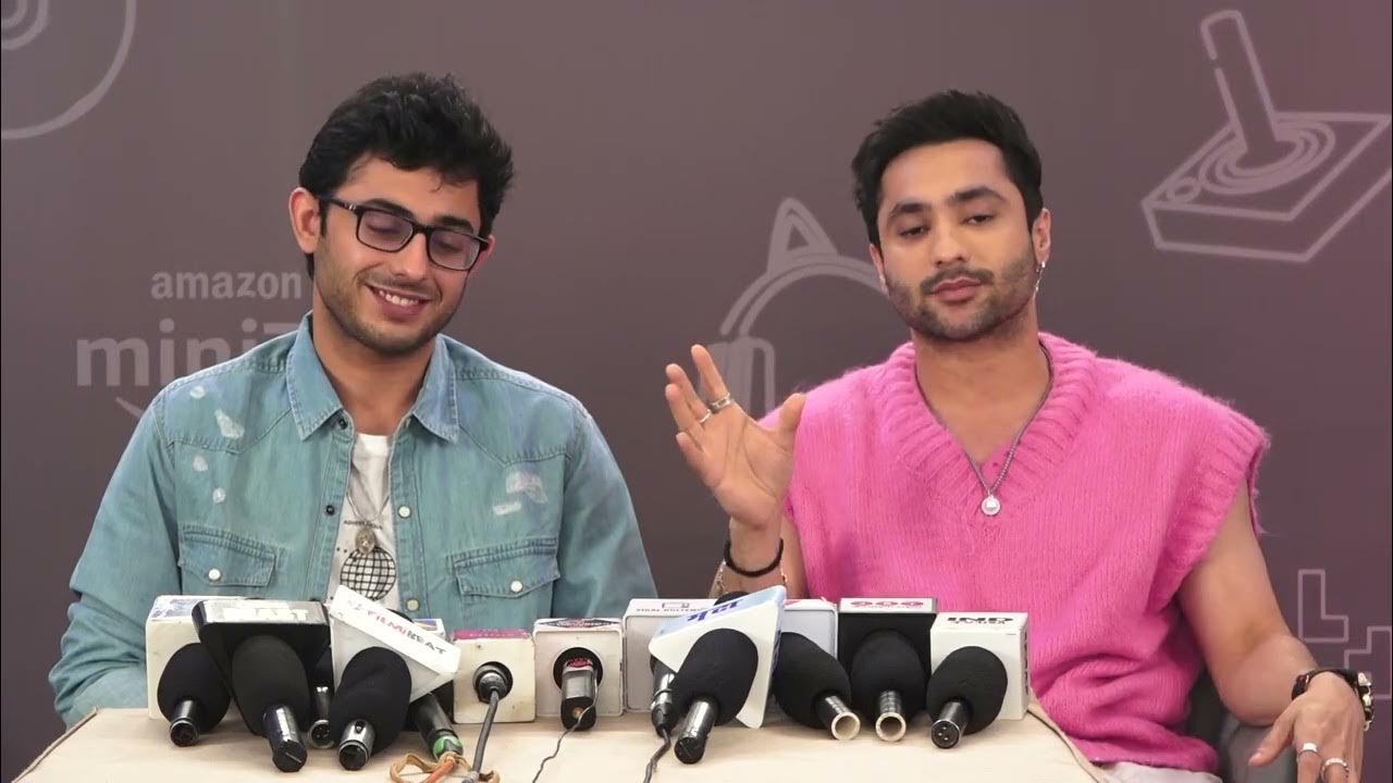 Carry Minati, Triggered Insaan, Scout, Ashish Chanchlani and Harsh Beniwal at Press Meet for ...