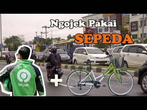 VIRAL!!!  Pencarian bapak gojek bersepeda yang sedang virall di kota PEKANBARU