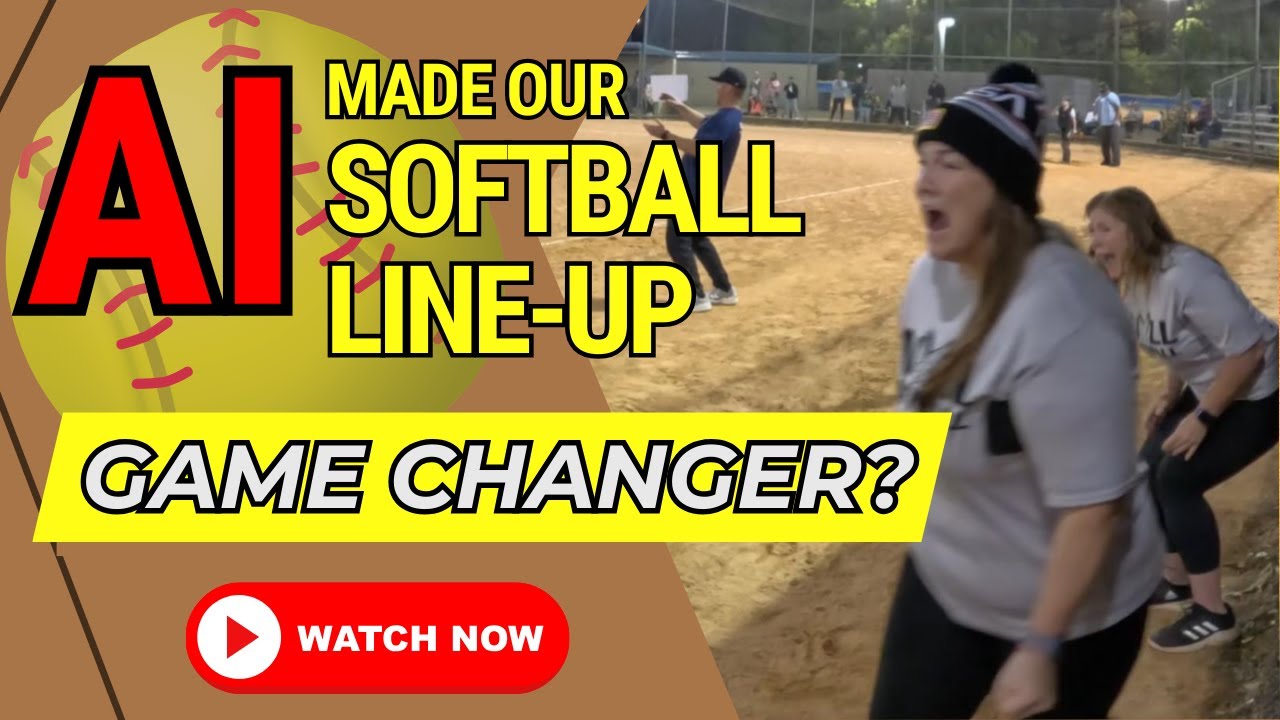 Softball Line-Up Experiment | I Let AI Choose My Team’s Batting Order ...