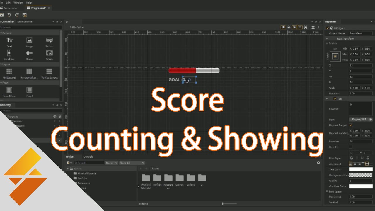 Score Counting And Showing | SandMod - YouTube
