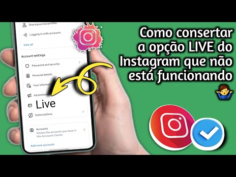 Como Corrigir a Opção de Live do Instagram que Não Aparece | Corrigir o Problema da Opção de