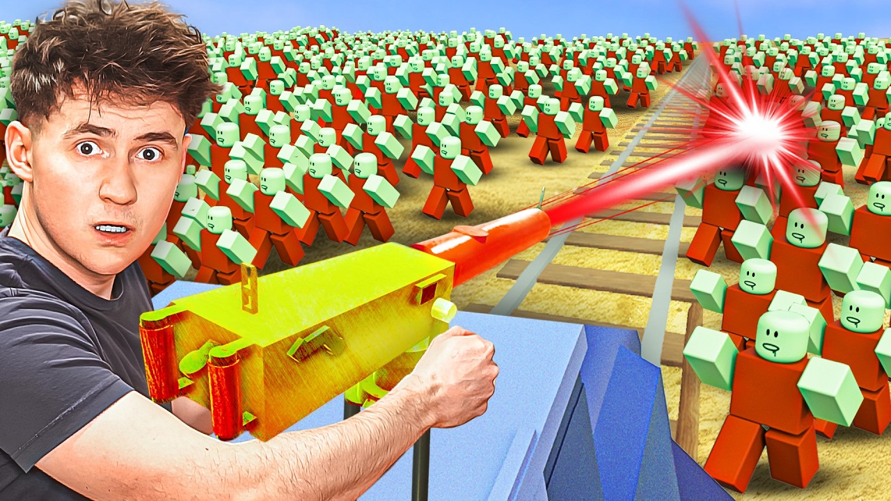 Testing the GOLDEN MINIGUN in Dead Rails! - YouTube