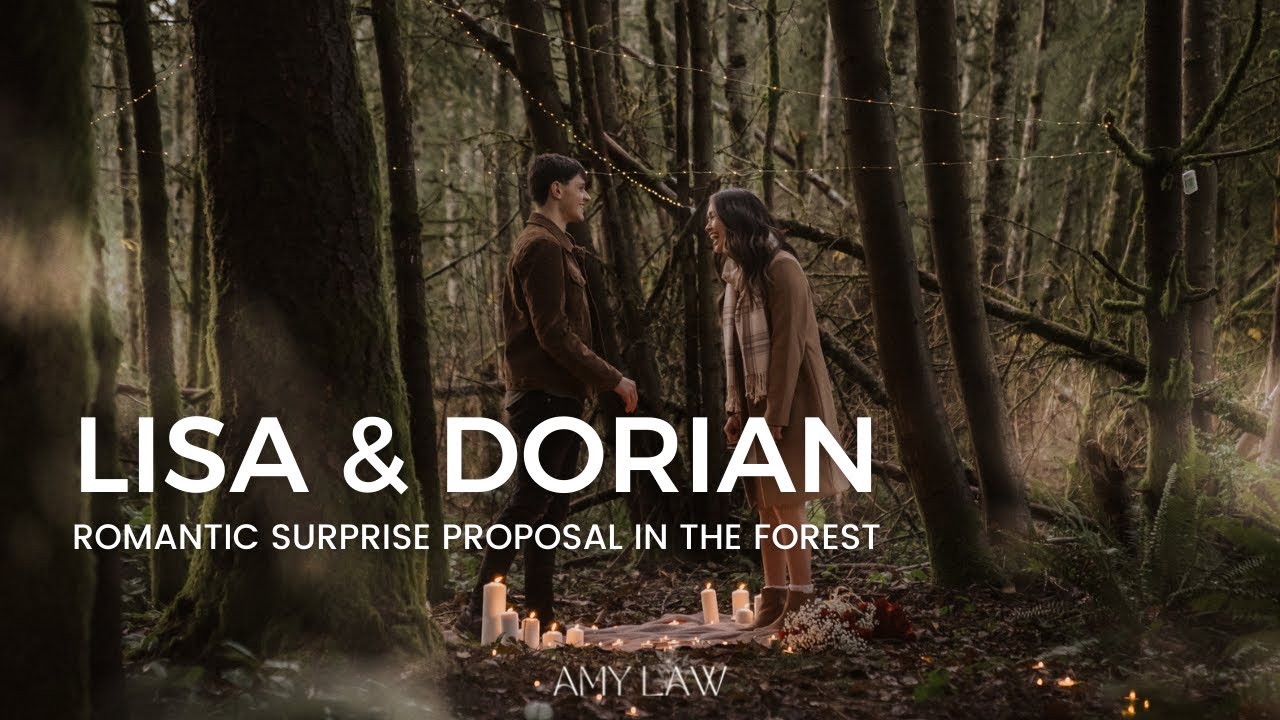 Romantic Surprise Proposal in the Forest - Photoshoot Slideshow - [Lisa ...