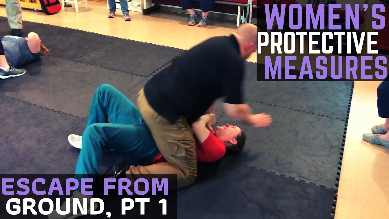 How To Escape an Attacker On Top Of You, PT. 1 - Women’s Self Defense ...