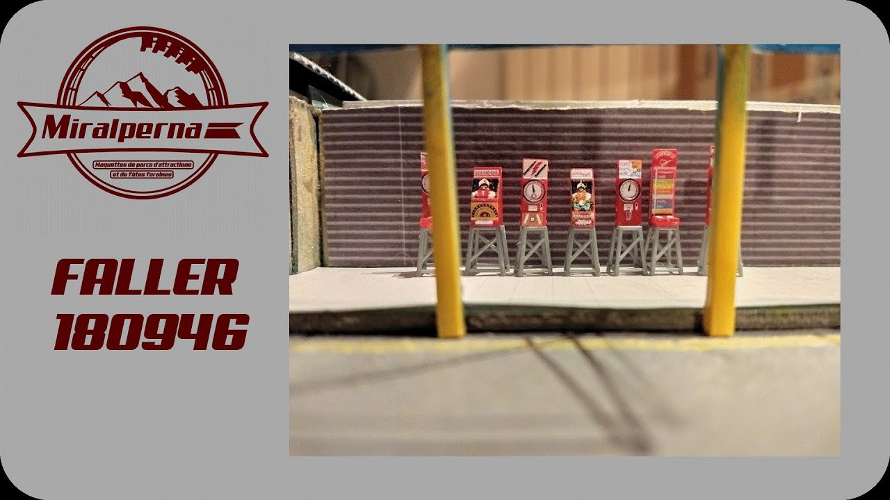 Construction de 7 Machines à Sous - HO (1/87ème) | FALLER 180946 - YouTube