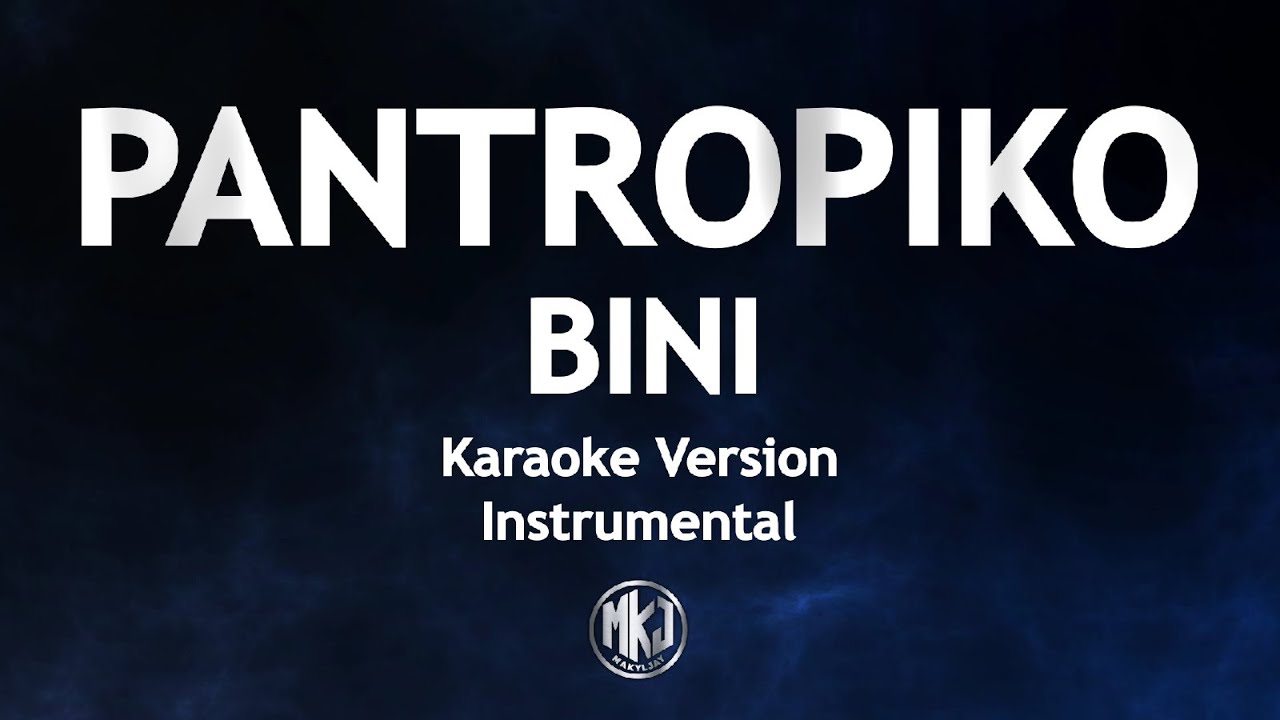 Pantropiko - BINI Karaoke Version /Instrumental - YouTube