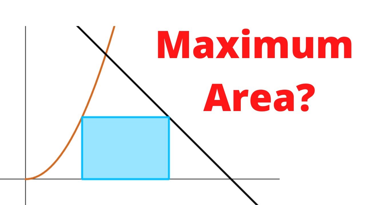 A Quick and Easy Optimization Problem (Max Area?) - YouTube