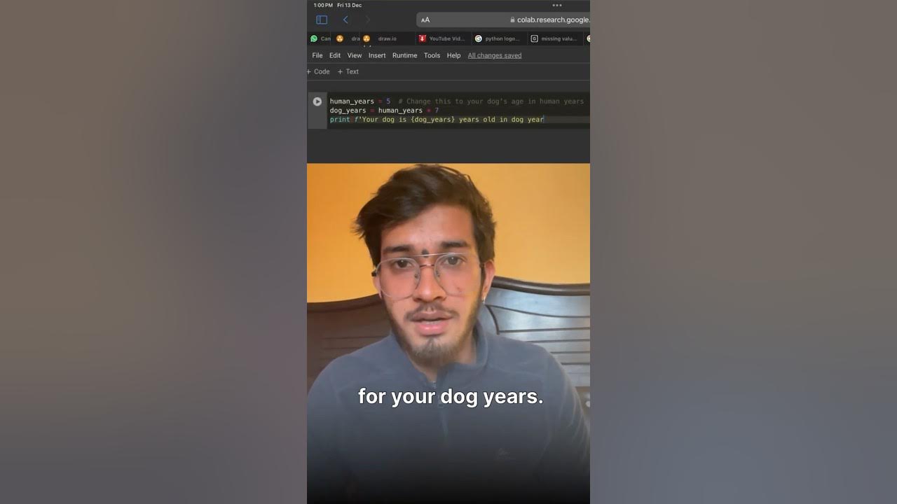 Write your First Code in Python !! - YouTube