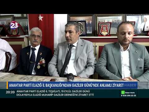 ANAHTAR PARTİ ELAZIĞ İL BAŞKANLIĞI’NDAN GAZİLER GÜNÜ’NDE ANLAMLI ZİYARET