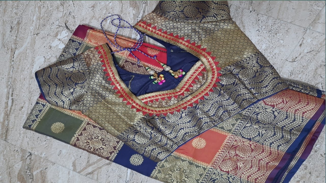 Latest Blouse Design, Designer Blouse, Back nack blouse, Vaishali's ...