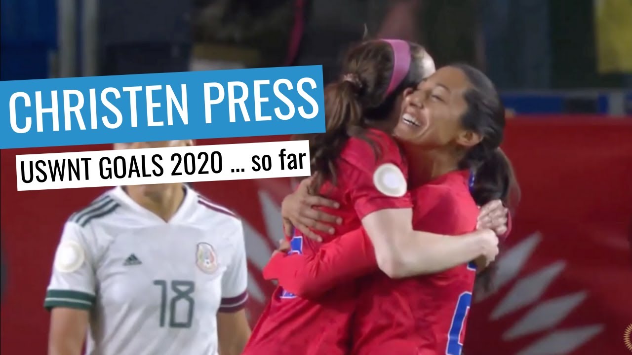 Christen Press Goals USWNT 2020 (so far) - YouTube