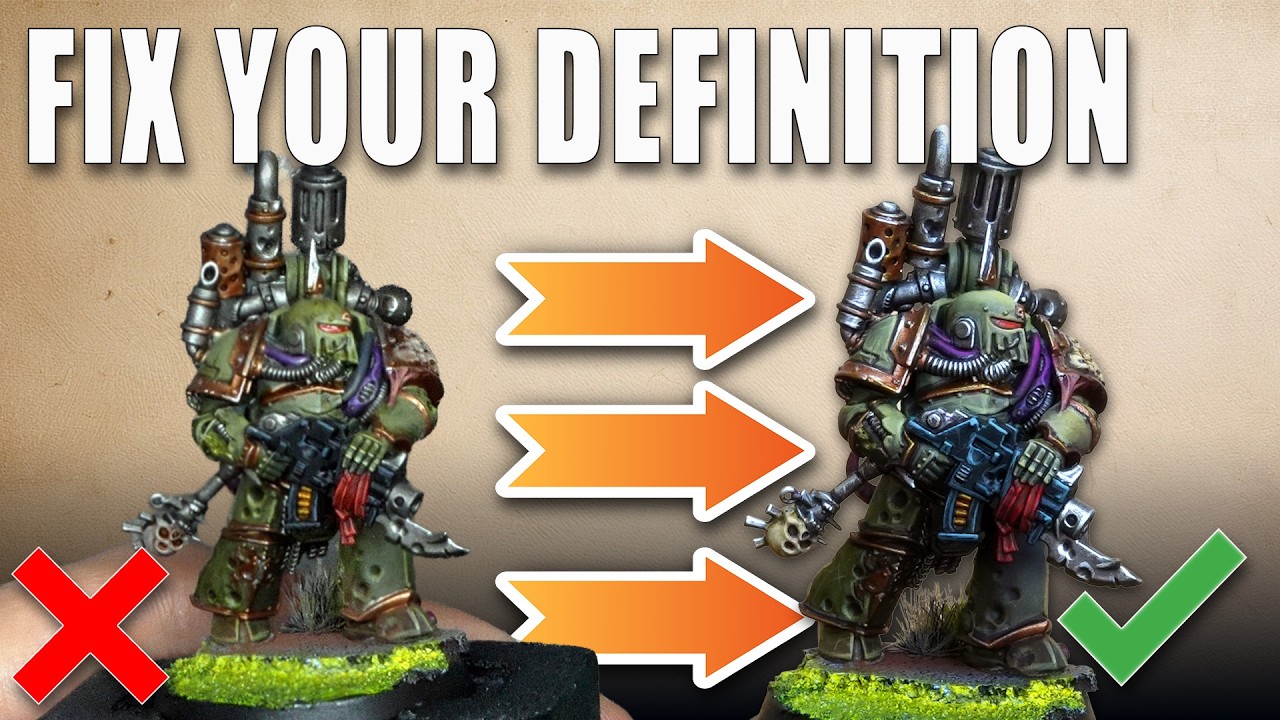 Transform Your Miniatures with Dark Lining & Edge Highlights! - YouTube