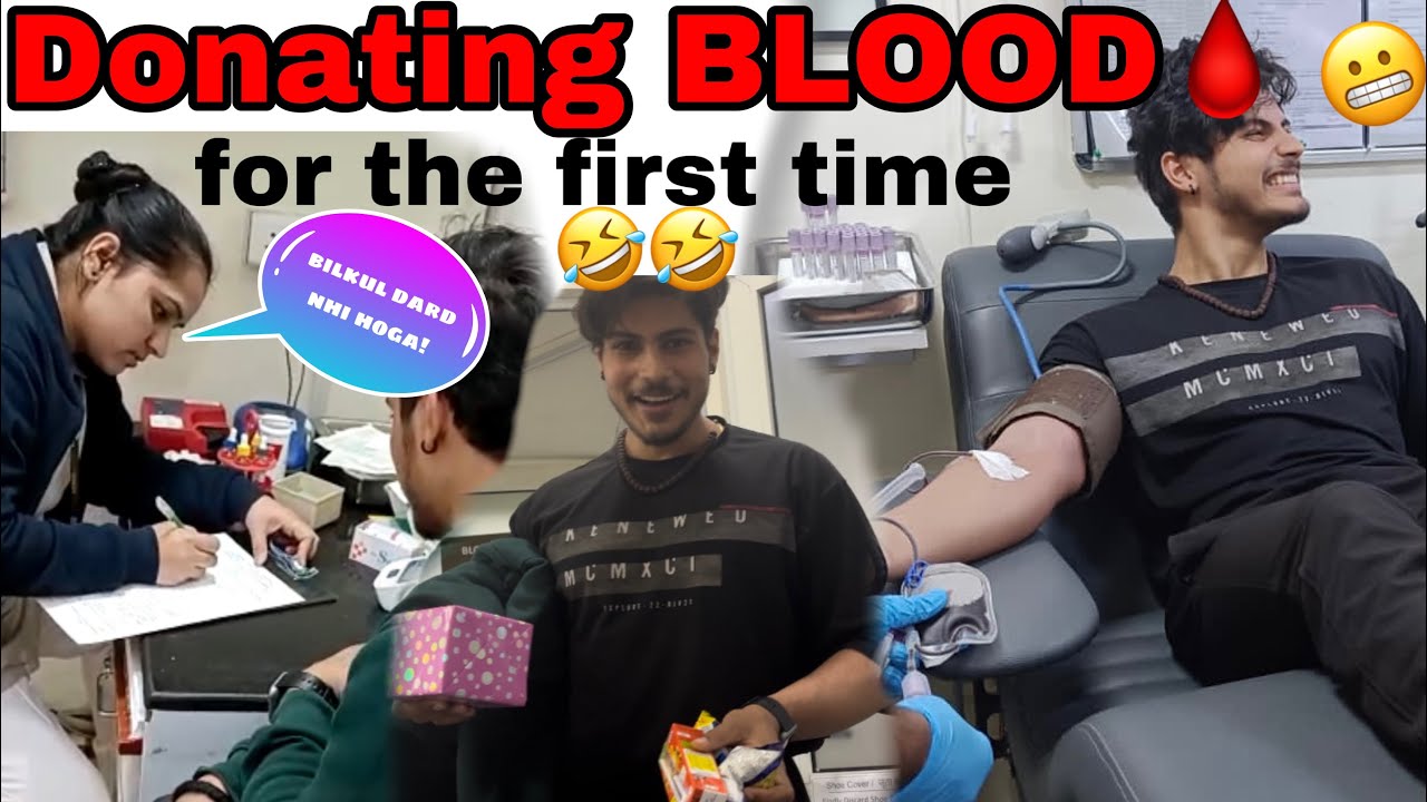 Blood Donation. My first experience😬 full vlog #health #vlog - YouTube