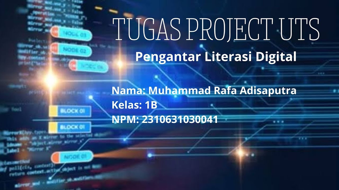 Tugas Project UTS: Muhammad Rafa Adisaputra - YouTube
