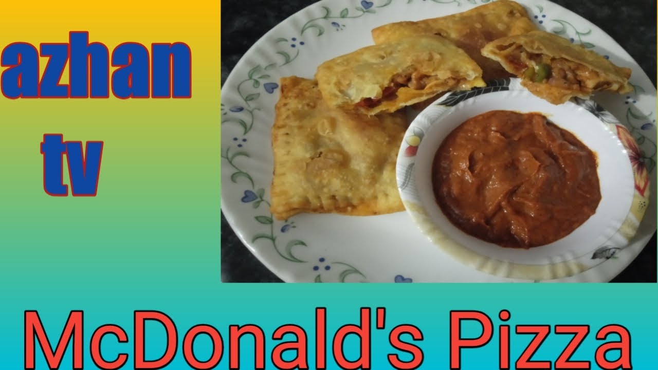 McDonald's PIZZA,McPuff at home, Pizza pockets - YouTube