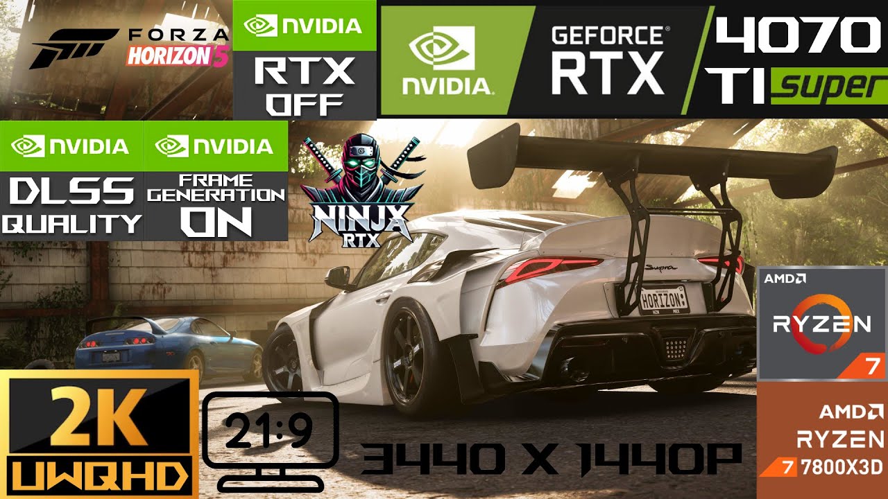 Forza Horizon 5 | RTX 4070 Ti Super 16GB (2K UWQHD Max settings RTX OFF ...