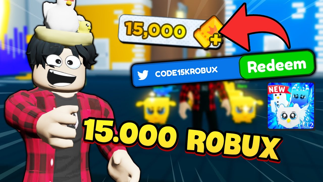 Mình Nhập Code Nhận Ngay 15000 Robux (15000 Ticket) Trong Pet Legends 2 ...