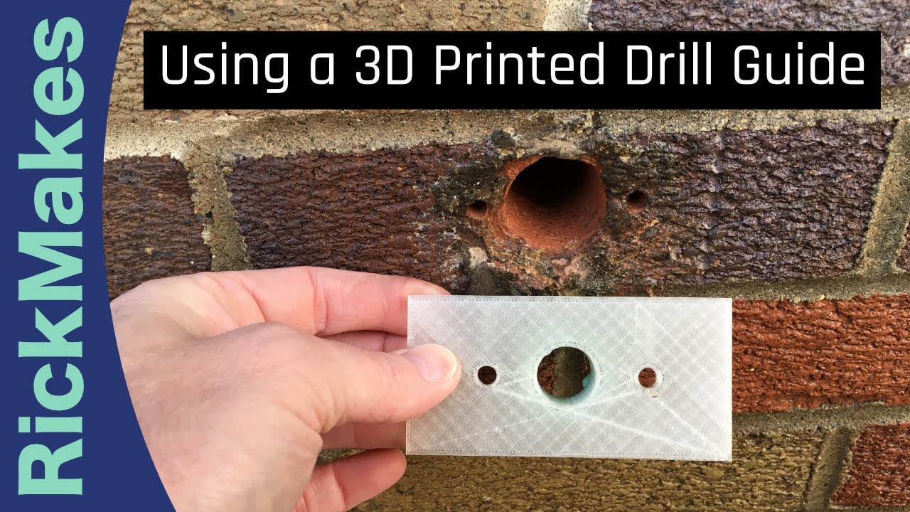 Using a 3D Printed Drill Guide - YouTube
