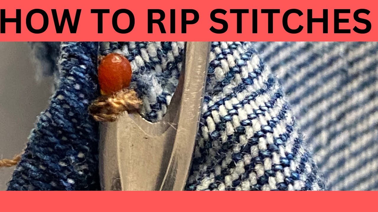 HOW TO RIP STITCHES - YouTube