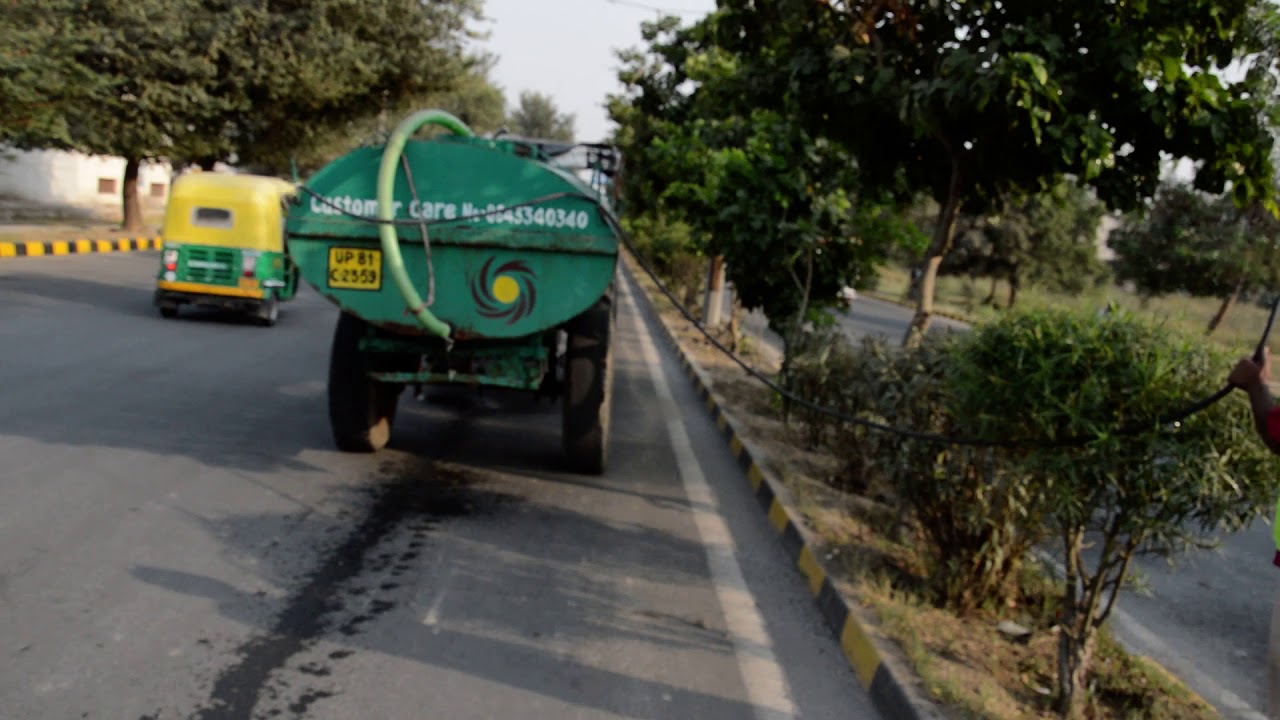 Bawana water plantation project work - YouTube