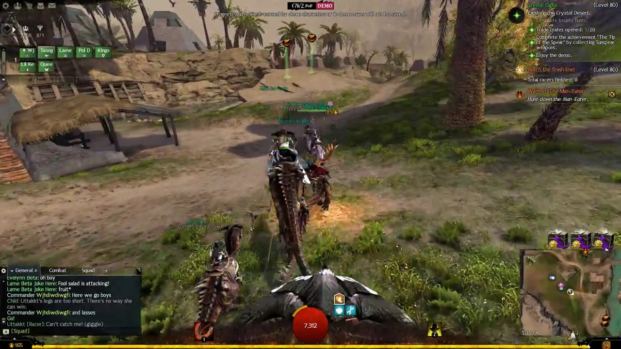 Guild Wars 2 PoF Desert Race - YouTube