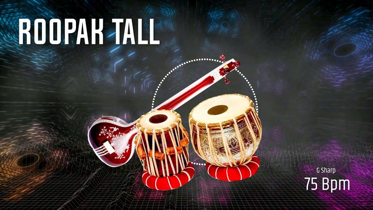 Simple Rupak Taal | Scale G Sharp 75/150 BPM | Fast beat Best Rupak ...