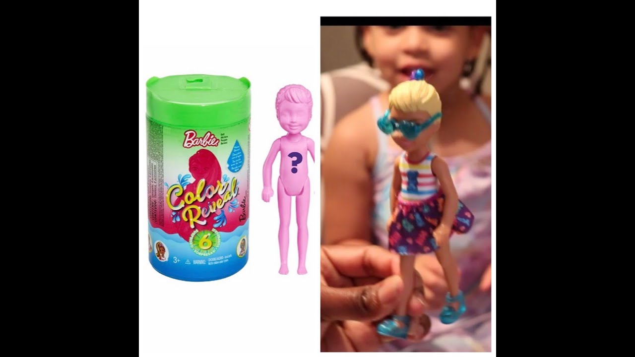 COLOUR REVEAL BARBIE DOLL - YouTube