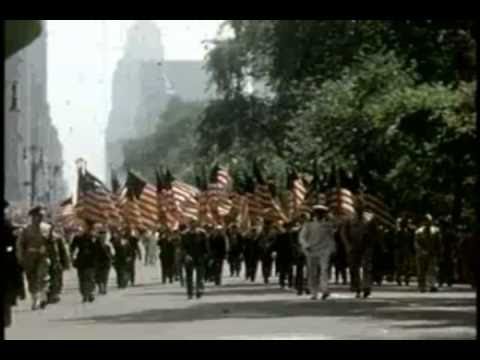 'New York At War' parade New York City 1942 -part 1- - YouTube