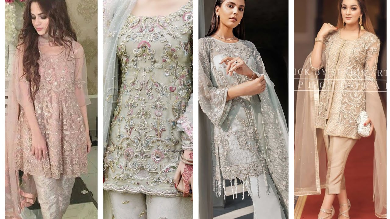 beautiful designer party wear dress design for girls - YouTube