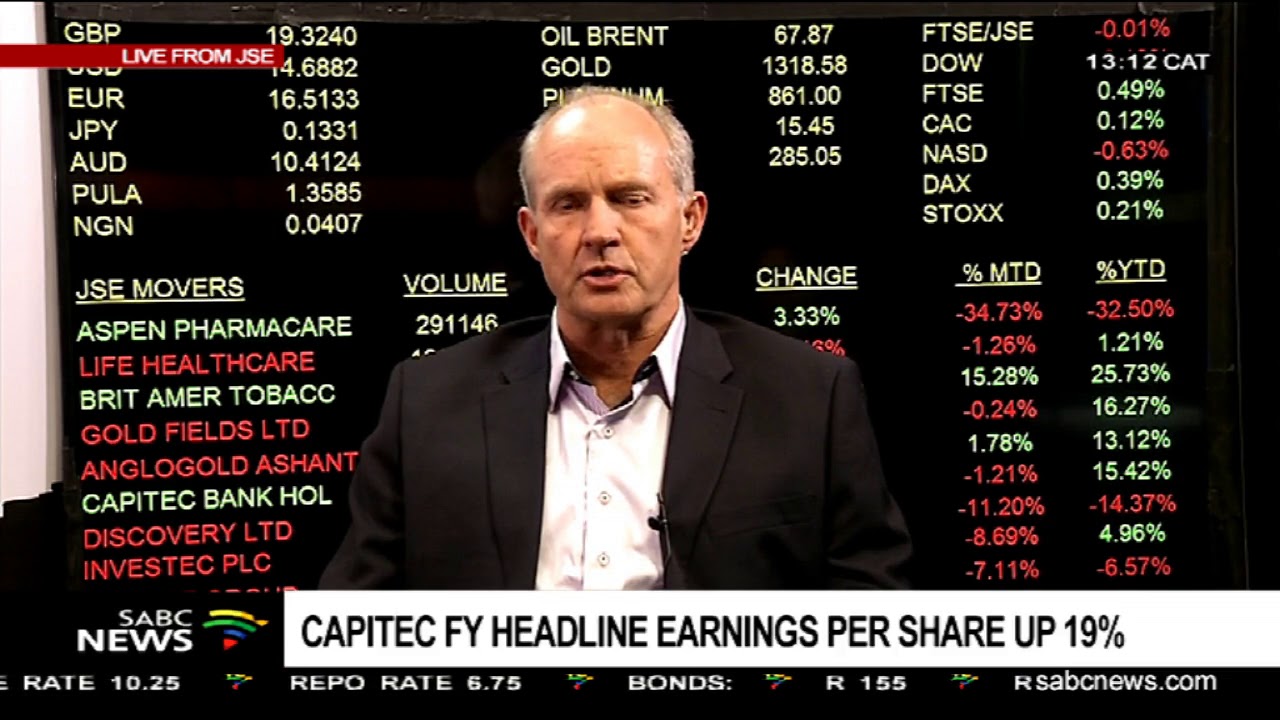 Capitec headline earnings: Gerrie Fourie - YouTube