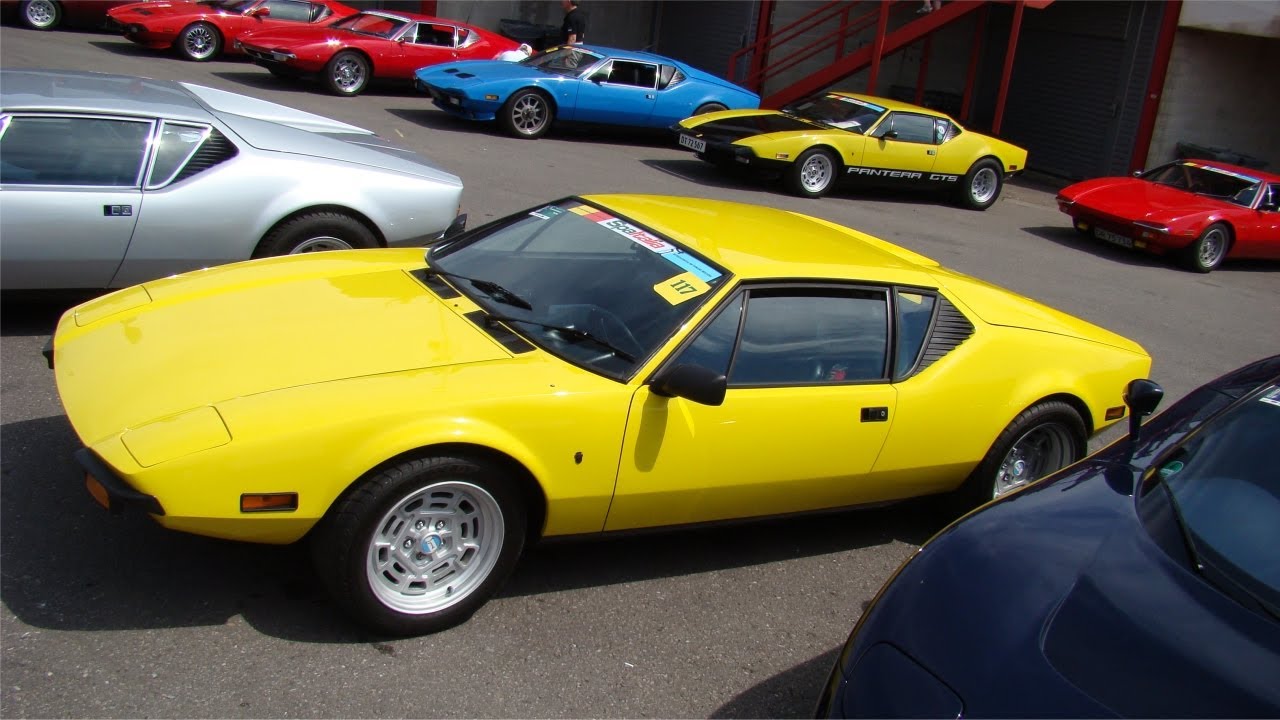 De Tomaso Pantera 40th Anniversary Spa Italia 2011 - YouTube