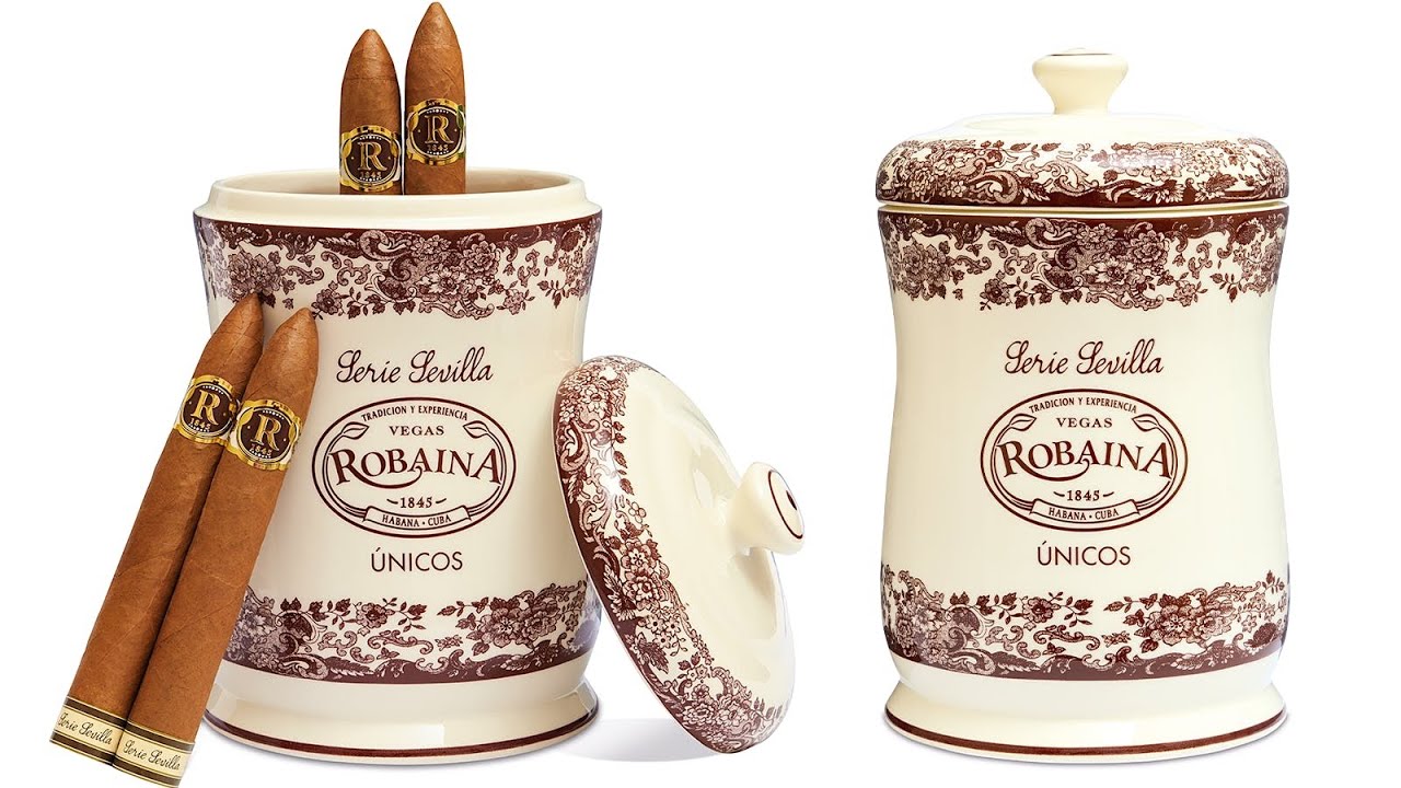 Cuban Cigar Vegas Robaina Unicos Jar of 21 - YouTube