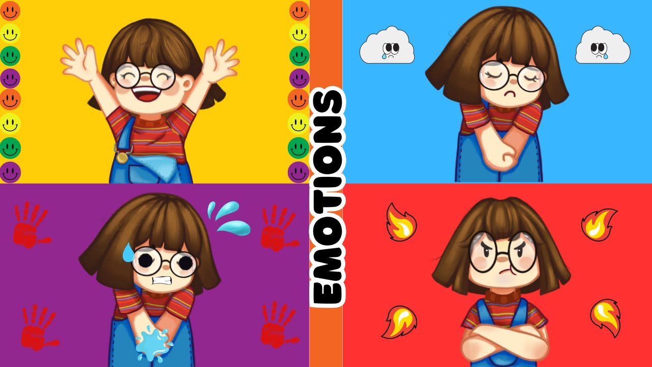 EMOTIONS SONG FOR KIDS | NURSERY RHYMES FOR KIDS | FEELING SONG WITH ...
